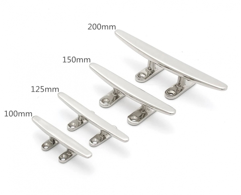 Deck Flush Cleat Marine Grade Hollow Cleat AISI 316 Heavy Duty Folding ...