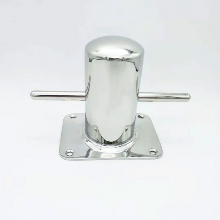 Stainless Steel Boat Cross Bollard Mooring Bit Marine Yacht Cleat ...