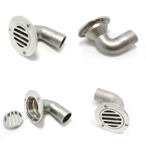 Stainless Steel Marine Cockpit Elbow Drain Scupper Deck Scuppers ...